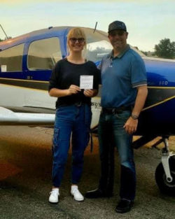 Krista is a pilot! - HAWK Aviators